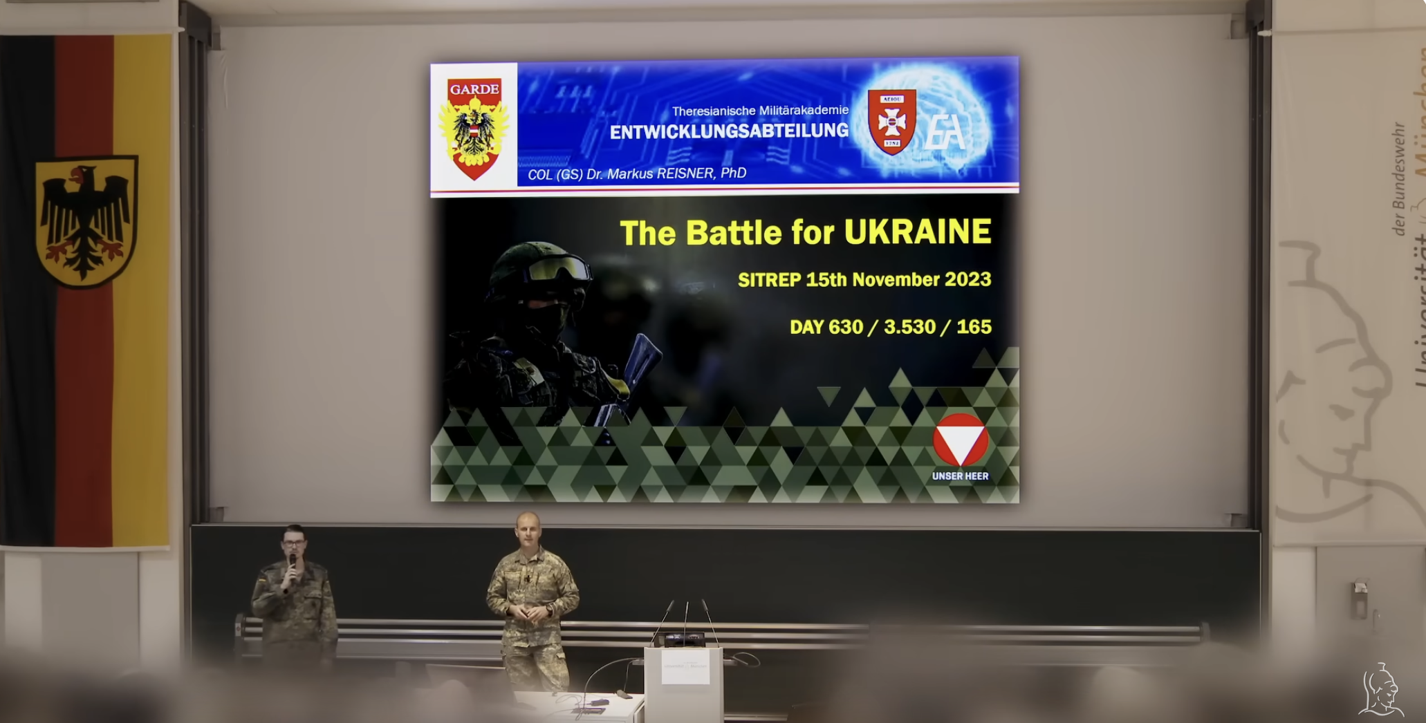 Oberst Markus Reisner und der Ukraine-Krieg - Stichpunkt Magazin Archiv